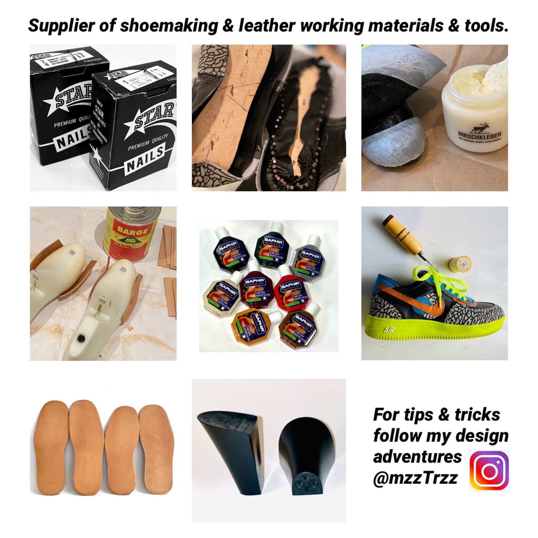 CREATE – mzz T rzz Shoemaking Materials